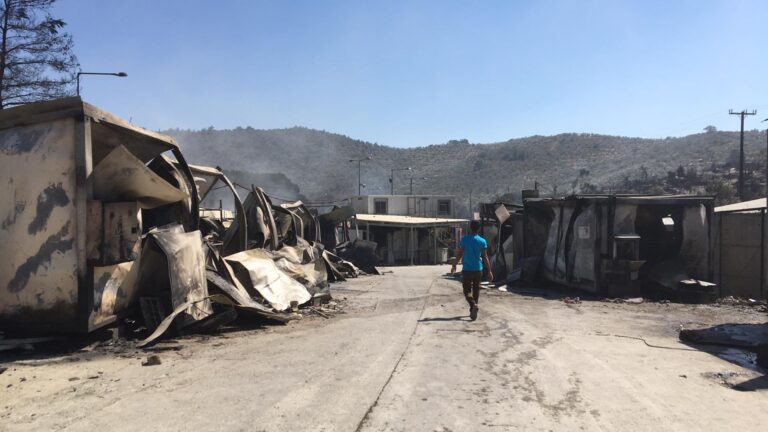 “The time-bomb exploded” at Greece’s largest refugee camp - Solomon